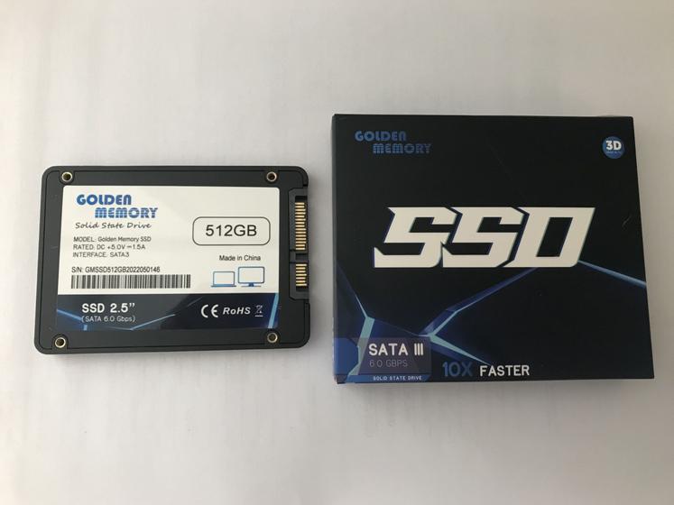Hd Ssd 512gb Golden Memory Sata 3 6gbps 2,5" - HD SSD - Magazine Luiza