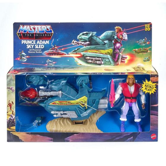 He-Man Príncipe Adam Jet Sled Masters Of The Universe Mattel - Bonecos ...