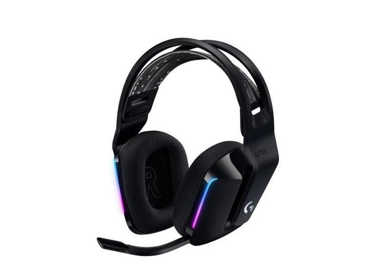 Headset fone gamer logitech sem fio g733 rgb lightsync, 7.1 dolby ...