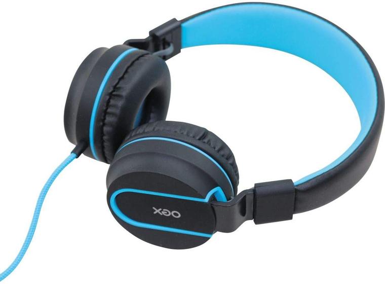 Headset Fone Neon Oex Hs106 Azul - Headset com Fio - Magazine Luiza