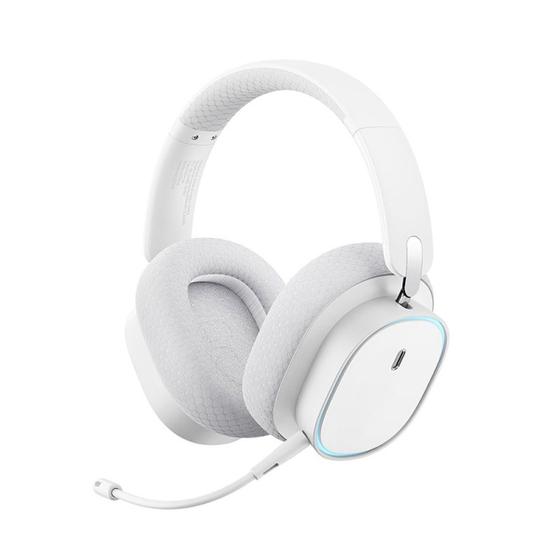 Headset Gamer Baseus Gh02 2.4g Bluetooth 5.3 Branco Sem Fio - Headset ...