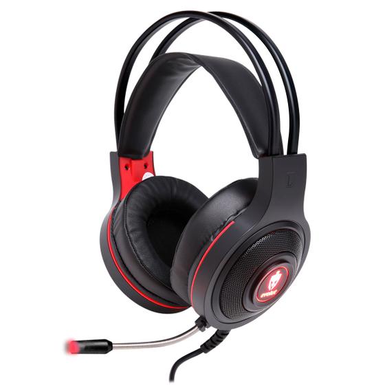 Headset Gamer Fone de Ouvido Profissional Com Led Microfone Dobrável e ...