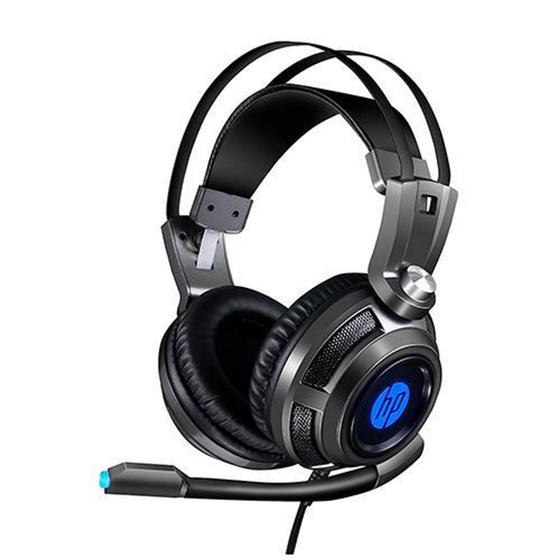 Headset gamer hp h200 microfone flexivel led azul conexao p2+usb ...