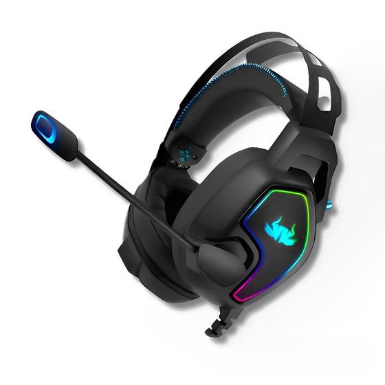 Headset Gamer Knup KP-487 Fone 7.1 Usb Compatível com: PC, Console, Com ...