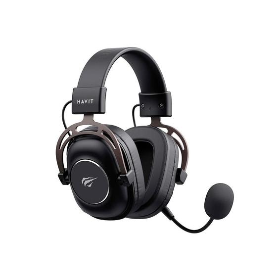 Headset Gamer Profissional Sem Fio Havit H2002YG, Driver 50mm, Wireless ...
