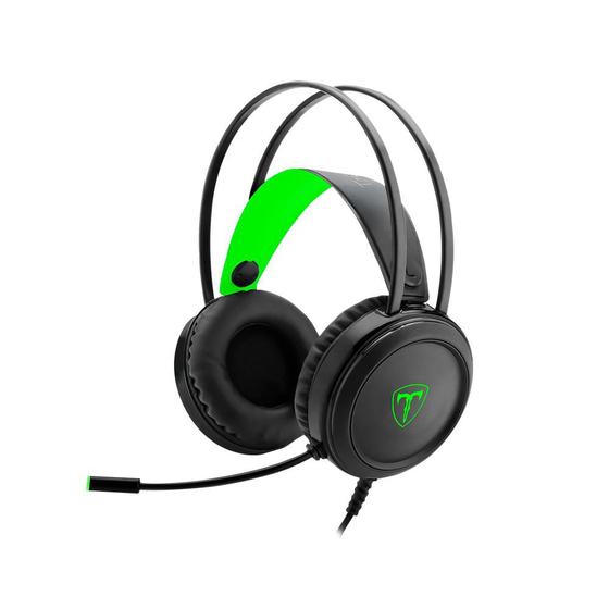 Headset Gamer T-Dagger Ural Preto E Verde Led Verde - Headset Gamer - Magazine Luiza