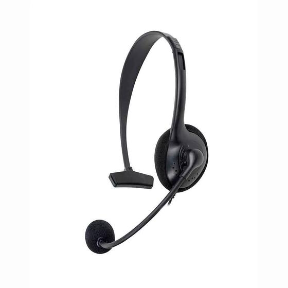 Headset Newlink Console Unilateral Conexão P2 com Haste Regulável e ...