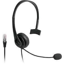 Headset Telemarketing Conexão Rj09 Cabo de 120cm Microfone Flexível ...