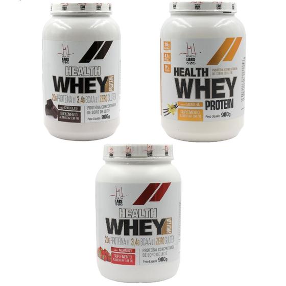 Health Whey Protein 900g - Health Labs - Whey Protein - Magazine Luiza
