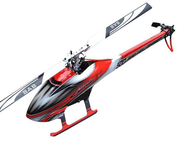 Helicóptero Controle Remoto GOBLIN 500 FLYBARLESS RED SG500 - SAB HELI ...