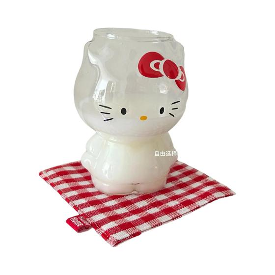 Hello Kitty Copo De Vidro Transparente De 300ml Caneca De Café ...