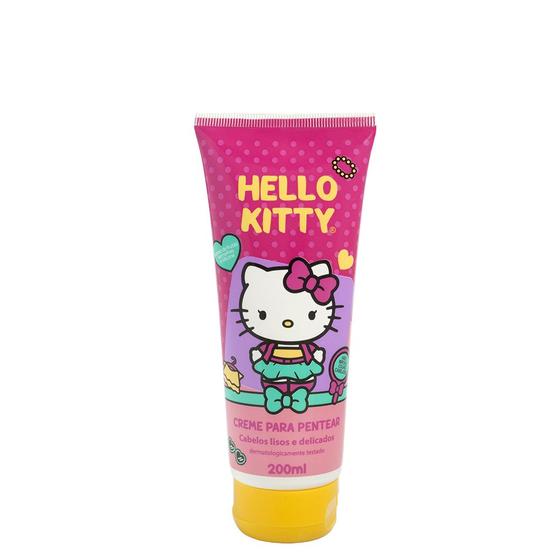 Hello Kitty Creme para Pentear Cabelos Lisos e Delicados 200ml - Cia. Da Natureza ...