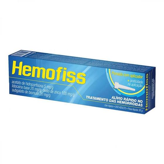 Hemofiss pomada 30g com 1 aplicador - CIMED - Creme/ Pomada para ...