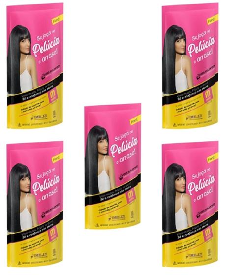 Hene em Gel Pelucia 180gr Preto Medio (Preto Natural) Pouch Embelleze ...