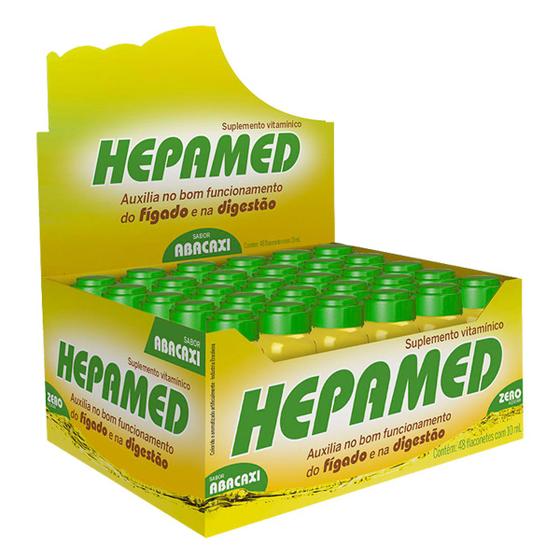Hepamed Solução Oral 48 Flaconetes 10mL Abacaxi - Cimed - CIMED ...
