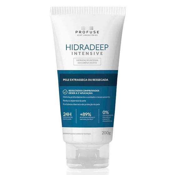 Hidradeep Intensive 200g Hidratante Pele Extrasseca Ressecad - Cuidados ...