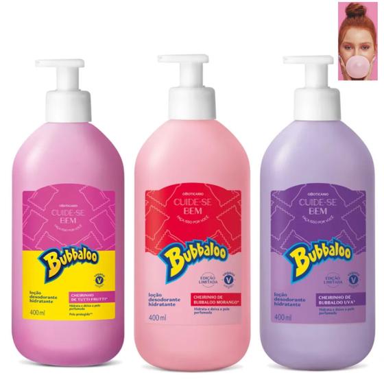 Hidratante Cuide-se Bem Bubbaloo 400ml - O Boticário - Hidratante ...