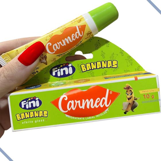 Hidratante Labial Incolor Fini Carmed Efeito Gloss 10g Cimed - Protetor Labial - Magazine Luiza