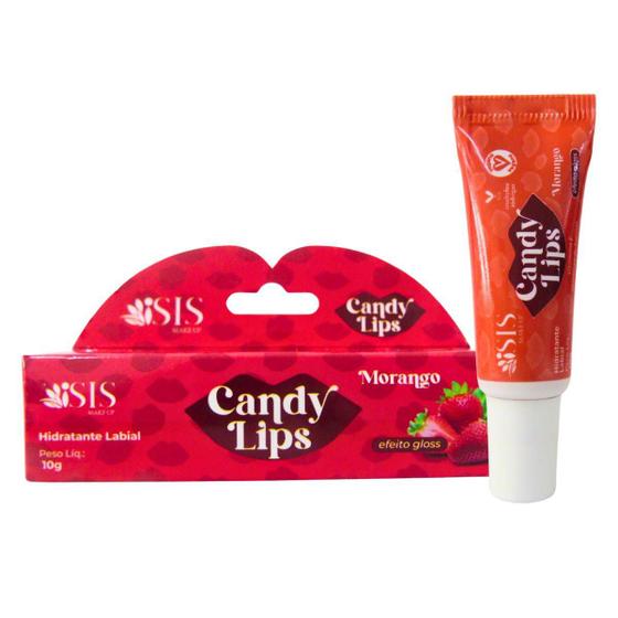 Hidratante labial isis candy lips morango 10g - Protetor Labial - Magazine Luiza