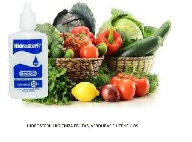 Hidrosteril HIgienizador Bactericidade para Frutas, Legumes e ...