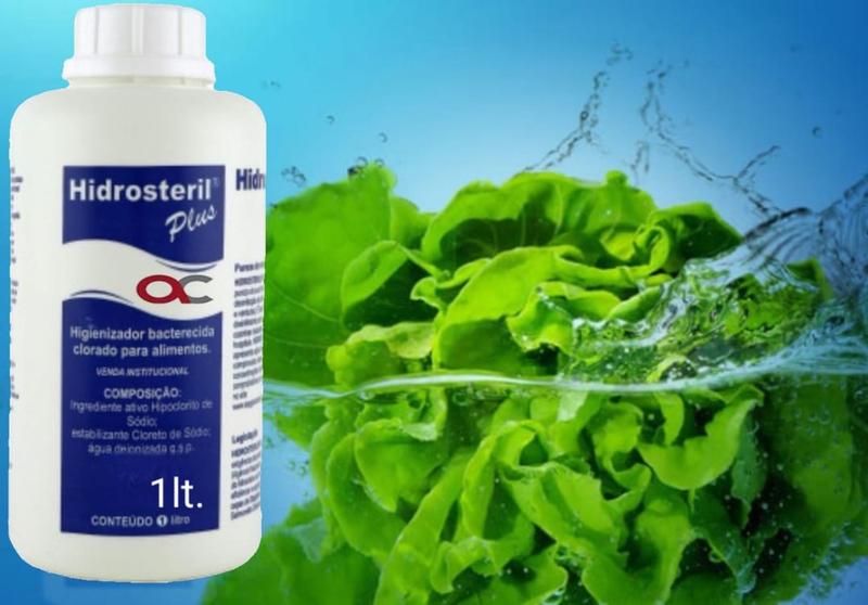 Hidrosteril Plus 1 Litro Germicida Para Alimentos - Produtos de Limpeza ...