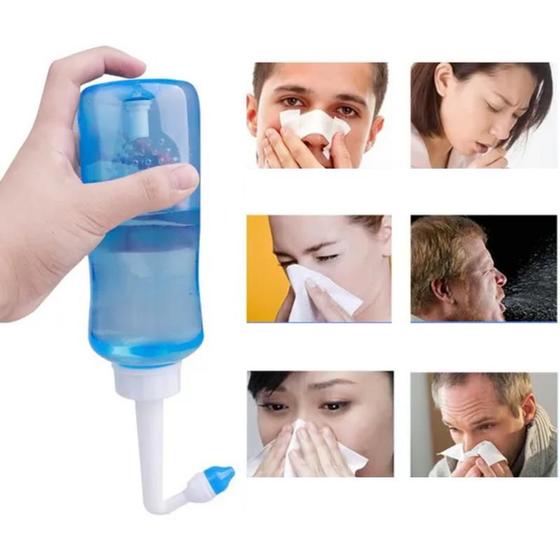 Higienizador De Nariz Lavador Bebê Infantil Adulto Water Sinusite ...