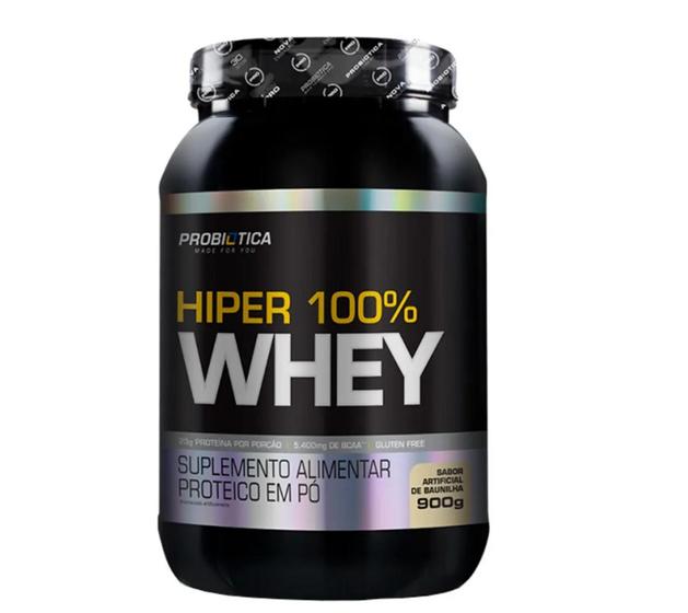 Hiper 100% Whey - 900g Sabores - Probiotica - Probiótica - Whey Protein ...