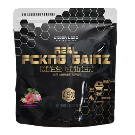 Hiper Calórico Under Labz Real Fckng Gainz Mass 4,5kg - Hipercalórico / Massa - Magazine Luiza