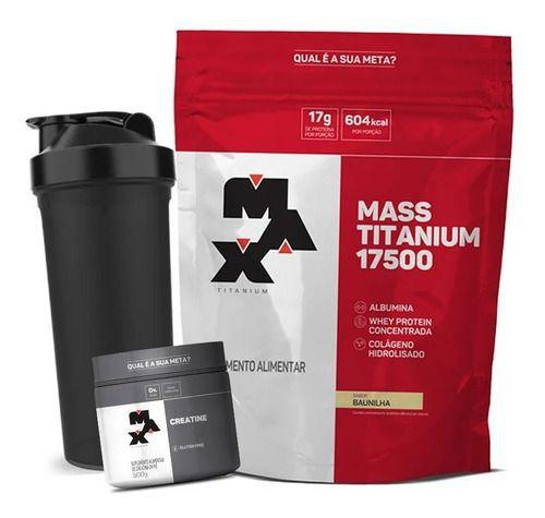 Hipercalórico 1,4 Kg + Creatina 100 G + Coquet -max Titanium - Max ...