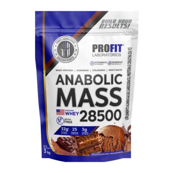 Hipercalórico anabolic mass 28500 3kg profit laboratórios Vários ...