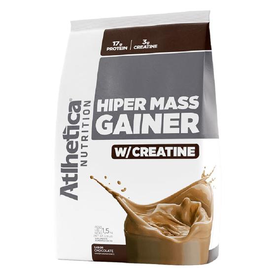 Hipercalorico Hiper Mass Gainer Com Creatine 3kg Atlhetica Nutrition ...