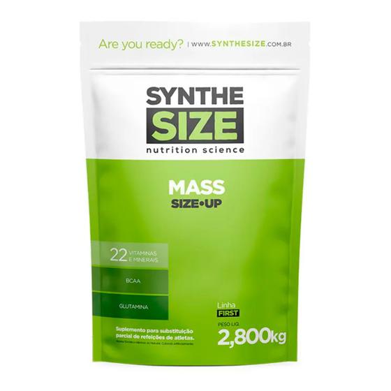Hipercalórico Mass 2800g Banana C/ Canela - Synthesize - SYNTHESIZE 18% ...