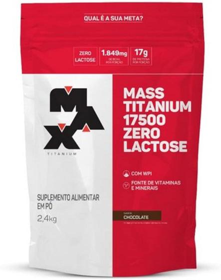 Hipercalórico Max Titanium Mass Titanium 17500 Zero Lactose Chocolate 2 ...