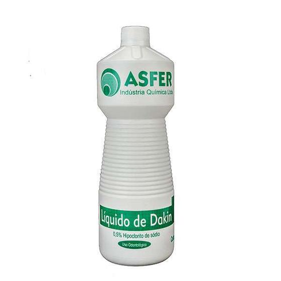 Hipoclorito de Sodio 0,5% Liquido de Dakin 1000mL Asfer - Assepsia ...