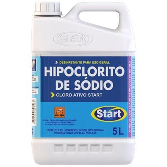 Hipoclorito de sódio 5l - start - Assepsia Hospitalar - Magazine Luiza