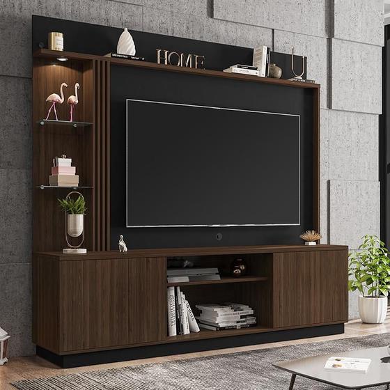 Home Painel Atlanta Sala TV 65 Polegadas C/ LED - Móveis Bechara ...