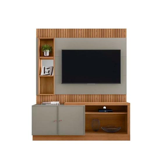 Home Painel Dourados para Tv 55 Polegadas Linea Brasil - Rack com Painel - Magazine Luiza