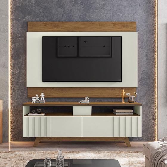 Home Para TVs até 60 Polegadas Compton Freijó Cinza Cristal - Leão ...