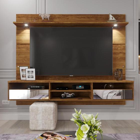 Home Suspenso Para TV Até 60 Polegadas com Led e Gavetas Angra - Canela ...