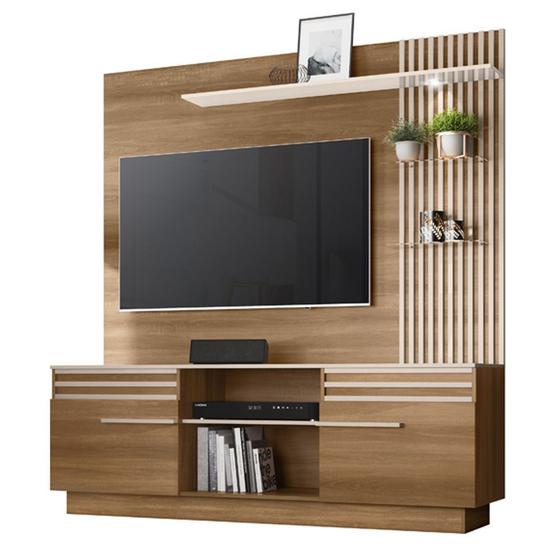 Home Teather Aghata para TV até 60" Rud Rack Cacau Off White - Rack ...