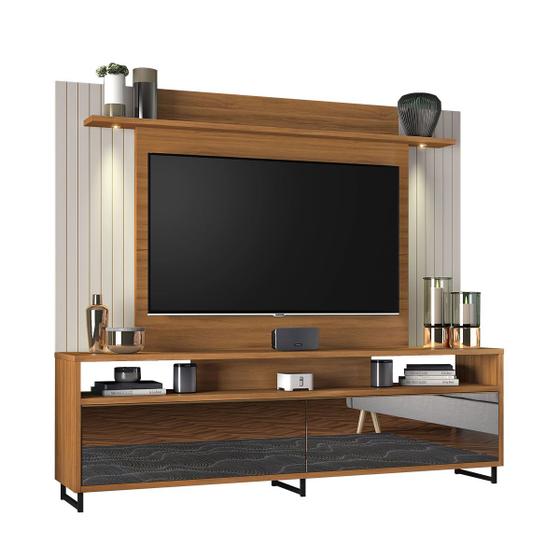 Home Theater NT 1080 Freijó com Off White - Notável - Painel para TV ...