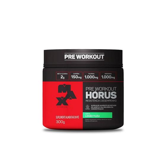 Horus Pote 300G Sbor Limão Yuzu, Max Titanium - Pré Treino - Magazine Luiza