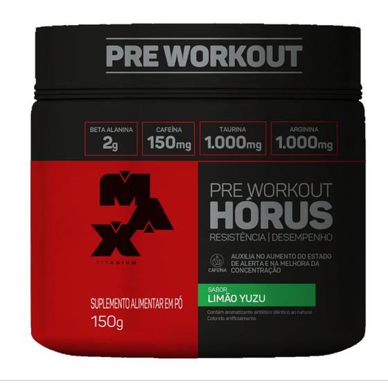 Horus Pre-workout 150g Max Titanium - Pré Treino - Magazine Luiza