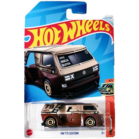 Hot Wheels Básico Mattel HW Vans VW T3 Custom (Lote Q - 2024 ...