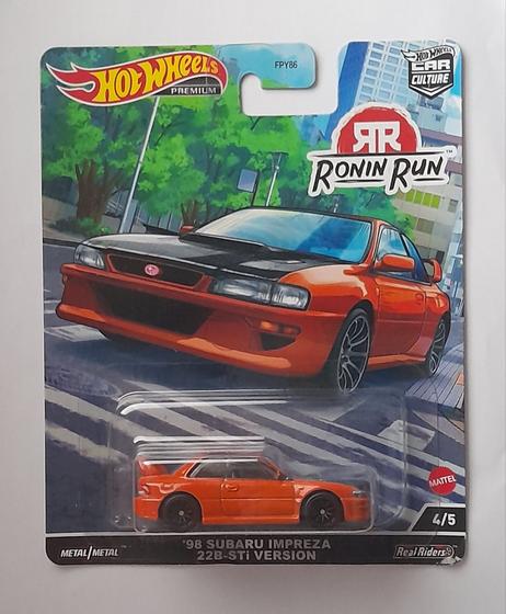 Hot Wheels Car Culture Ronin Run - 98 subaru impreza 22b-sti version ...