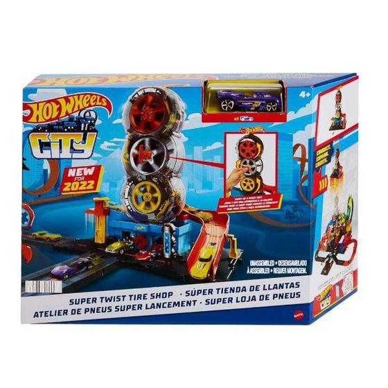 Hot Wheels City Super Loja de Pneus HDP02 - MATTEL - Pistas - Magazine ...