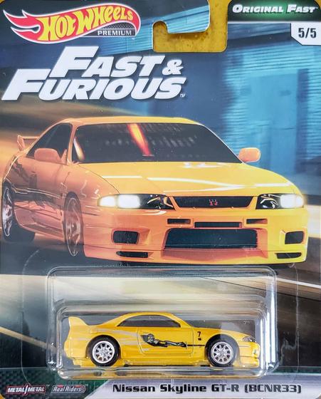 Hot Wheels Fast & Furious - Original Fast Nissan Skyline GTR (BNCR33 ...