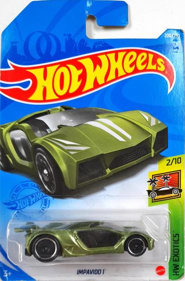 Hot Wheels - IMPAVIDO 1 - GRY85- Cartela Longa - Carrinho de Brinquedo ...