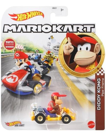 Hot Wheels Mario Kart Diddy Kong Mattel Gbg25 - Carrinho de Brinquedo ...