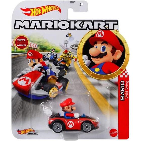 Hot Wheels Mario Kart Mini Figuras Sortido Mattel - Carrinho de ...